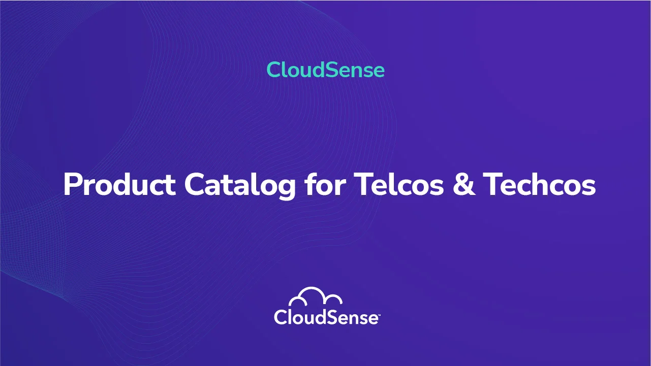 Product Catalog for Telcos & Techcos | CloudSense